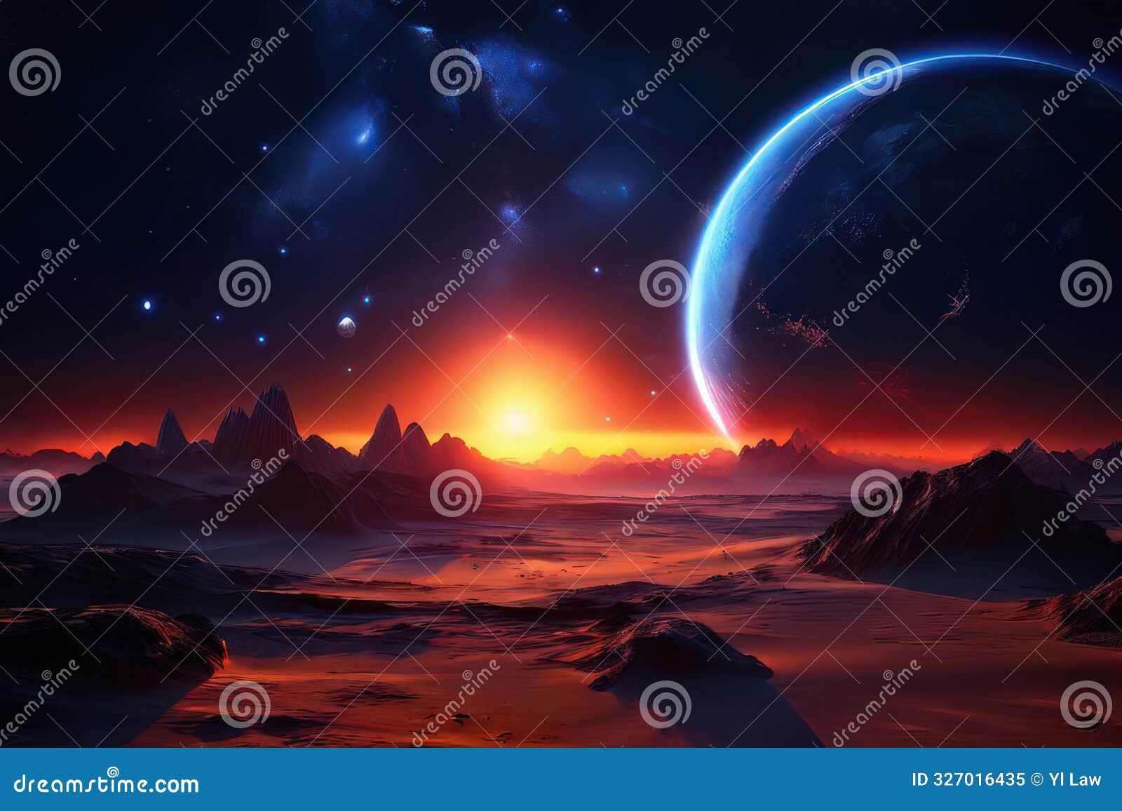 The AI Image Generator, Night Sky and Moon Editorial Image - Image of ...