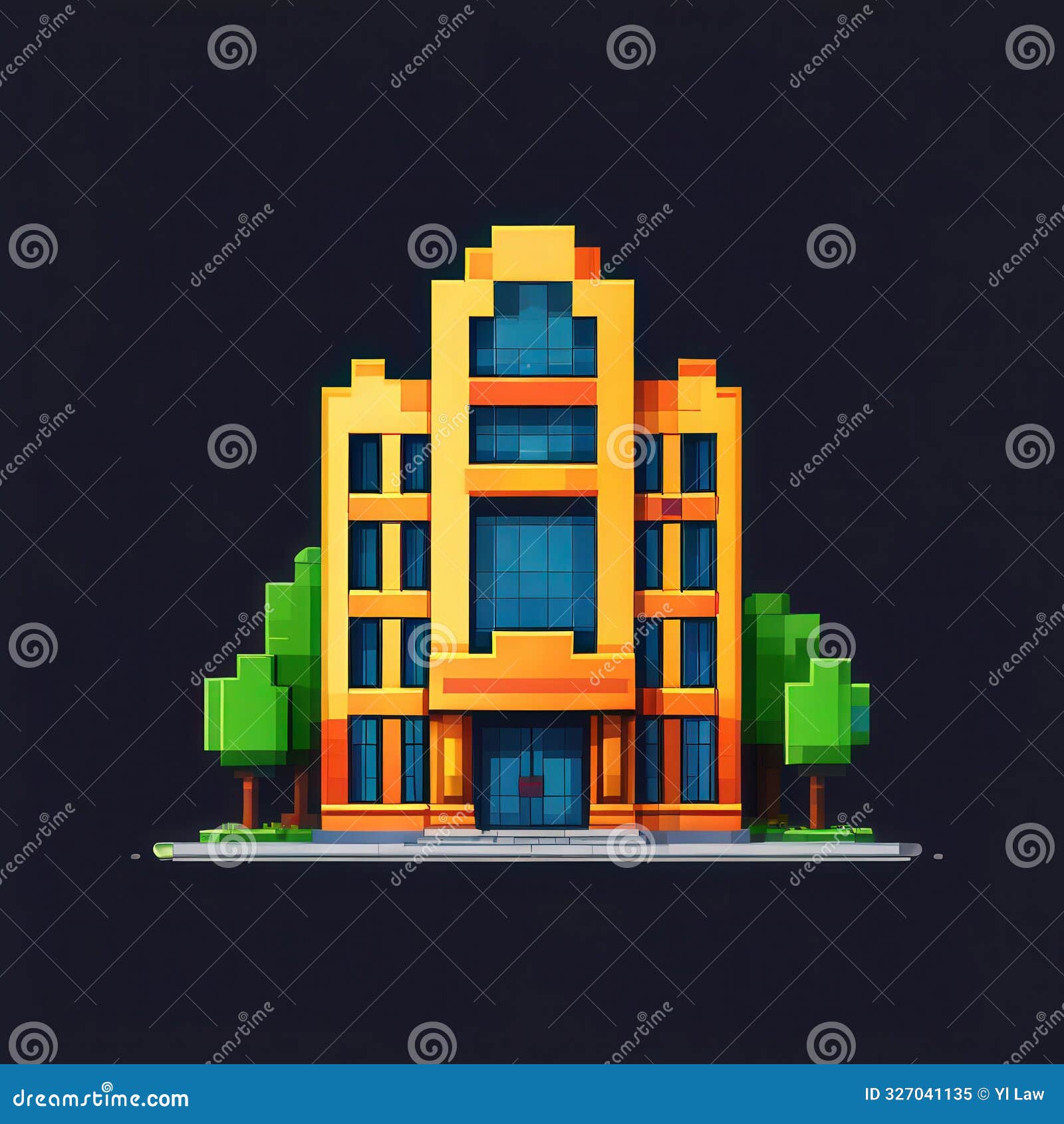 The AI Image Generator, Pixel Art Game Building Editorial Image - Image ...