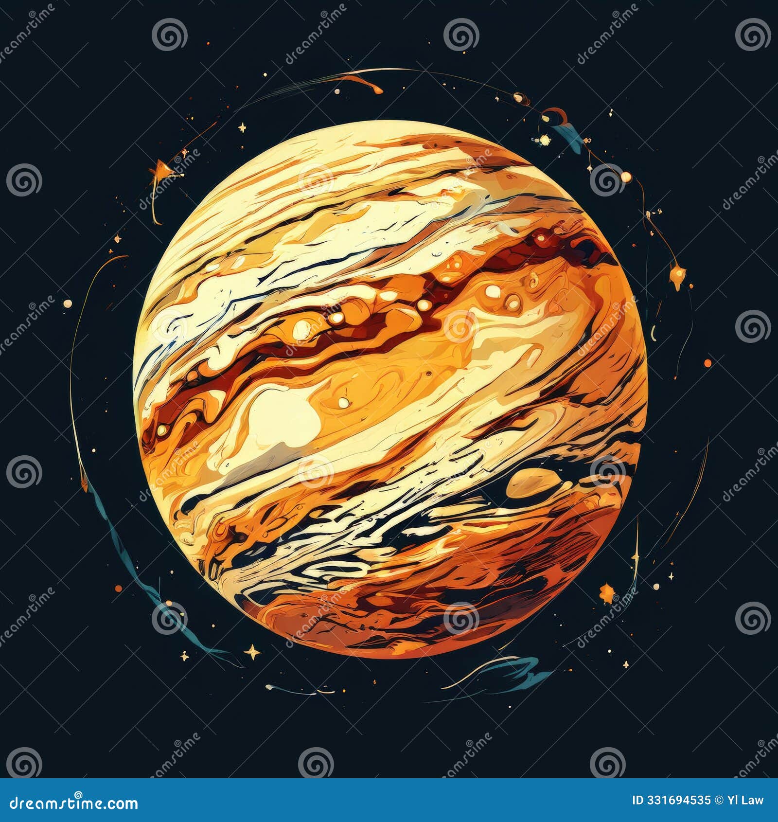 The AI Image Generator, Planet in Space Editorial Image - Image of ...