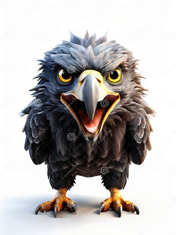 The AI Image Generator, Portrait of a Bald Eagle Editorial Photo ...