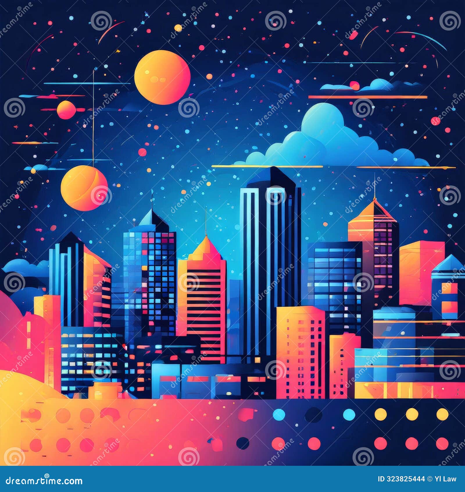 AI Image Generator, Random Geometric Shapes Wireframe Background and ...