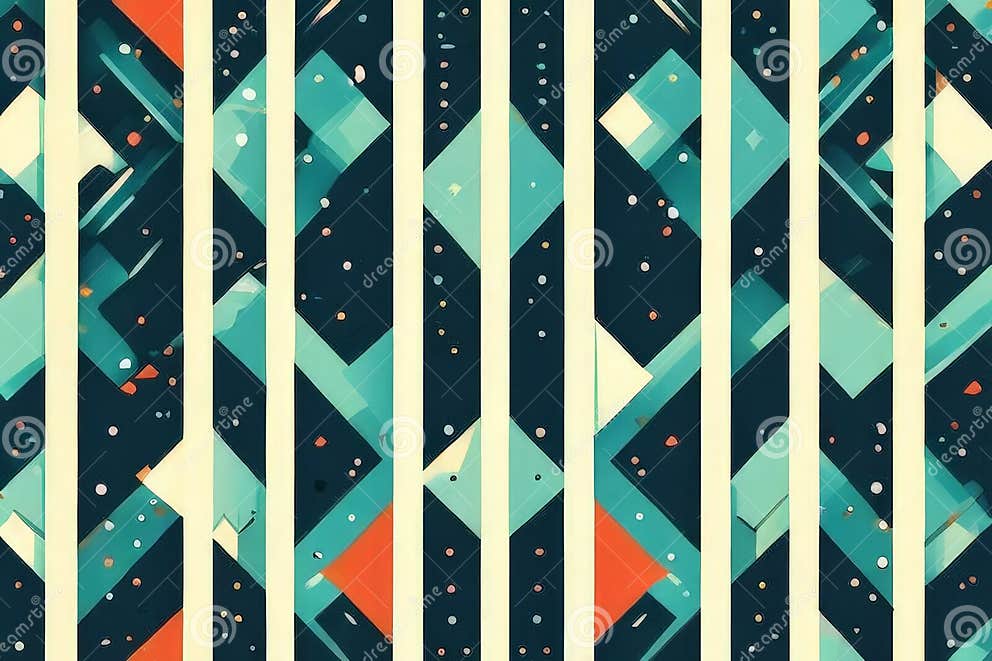 AI Image Generator, Random Geometric Shapes Wireframe Background and ...