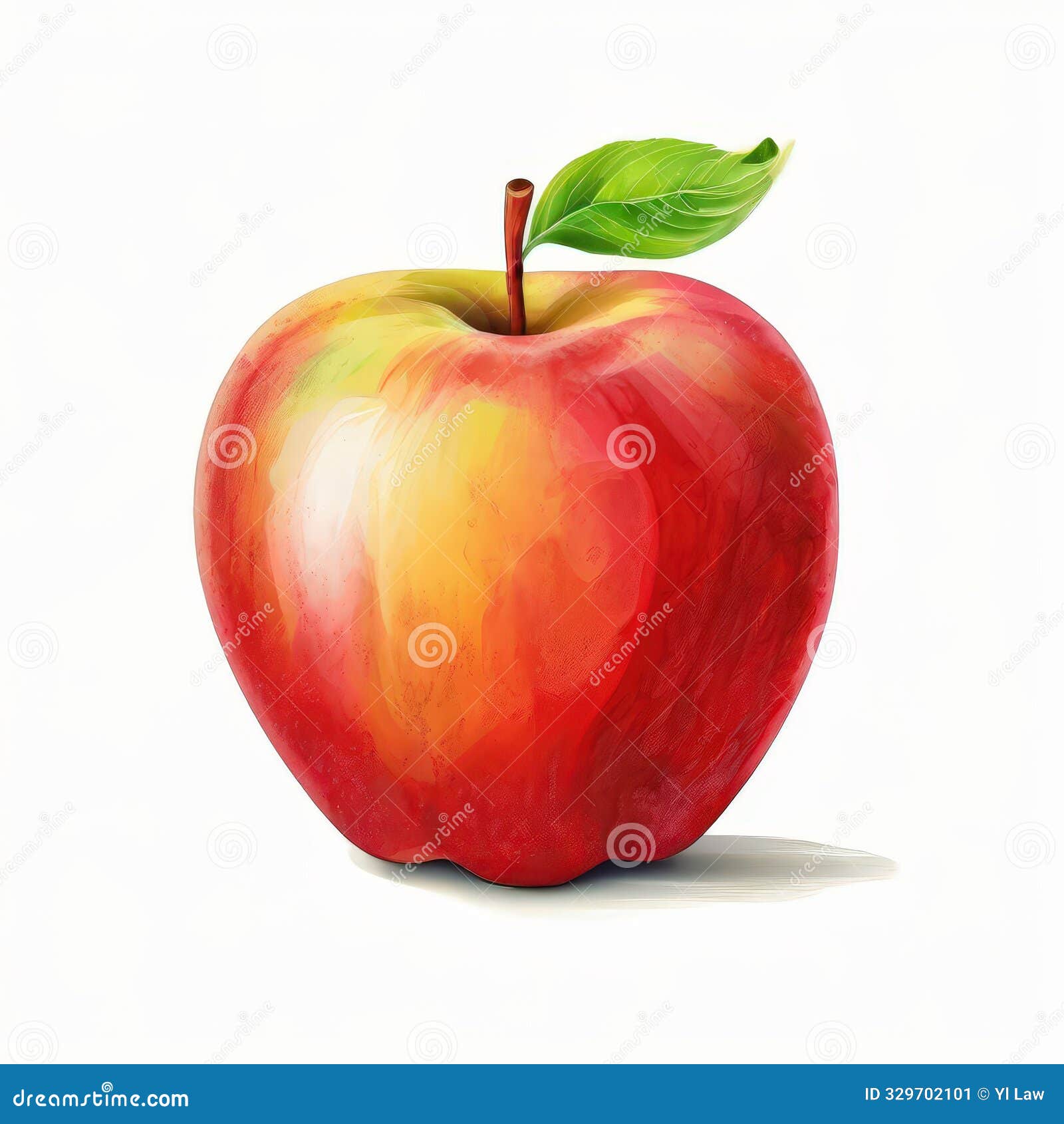 The AI Image Generator, Red Apple Isolated Editorial Photo - Image of ...