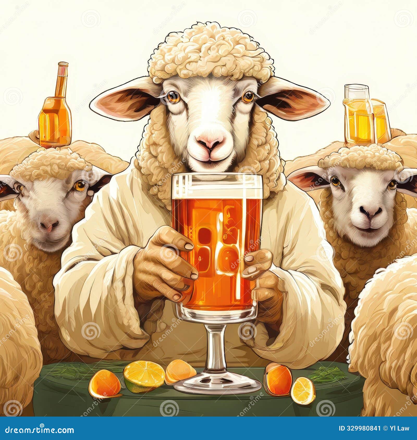 The AI Image Generator, Sheep Drinking Beer Editorial Photo - Image of ...