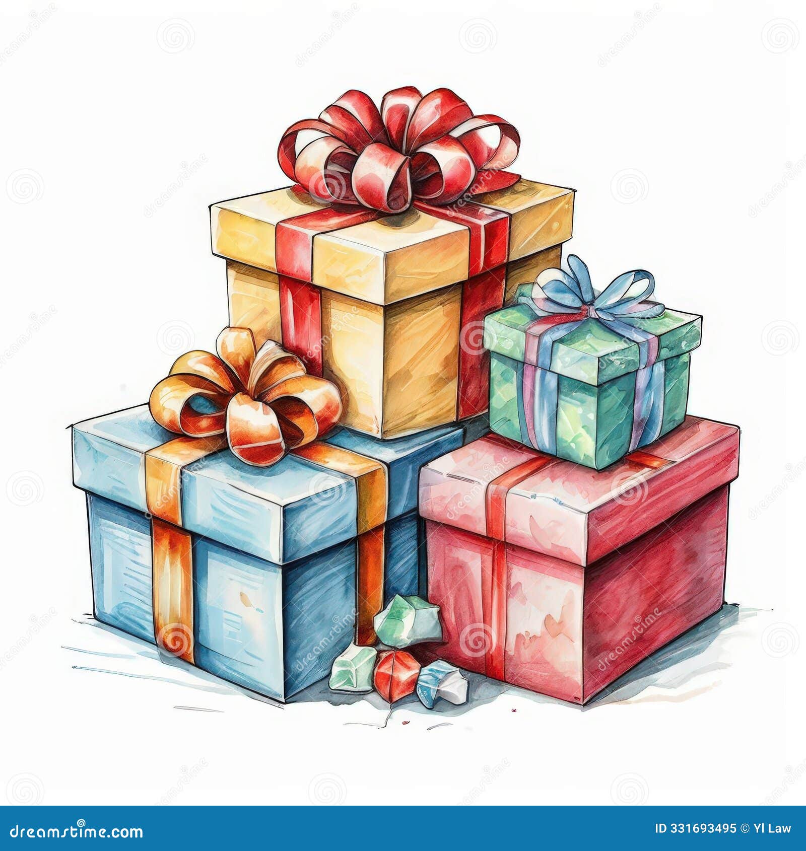 The AI Image Generator, Stack of Gift Boxes Editorial Image - Image of ...