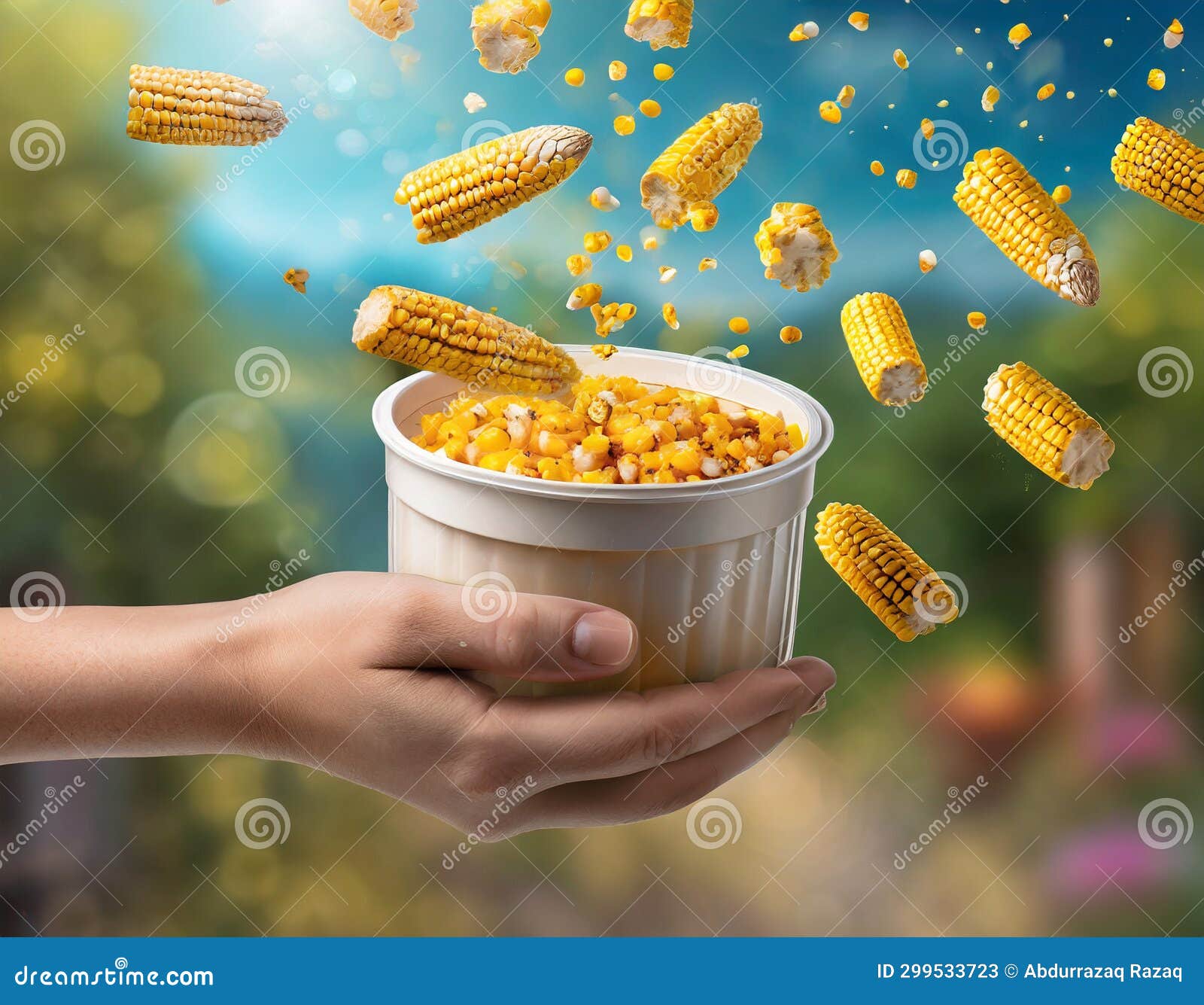 Roasted corn stock illustration. Illustration of corn - 299533723