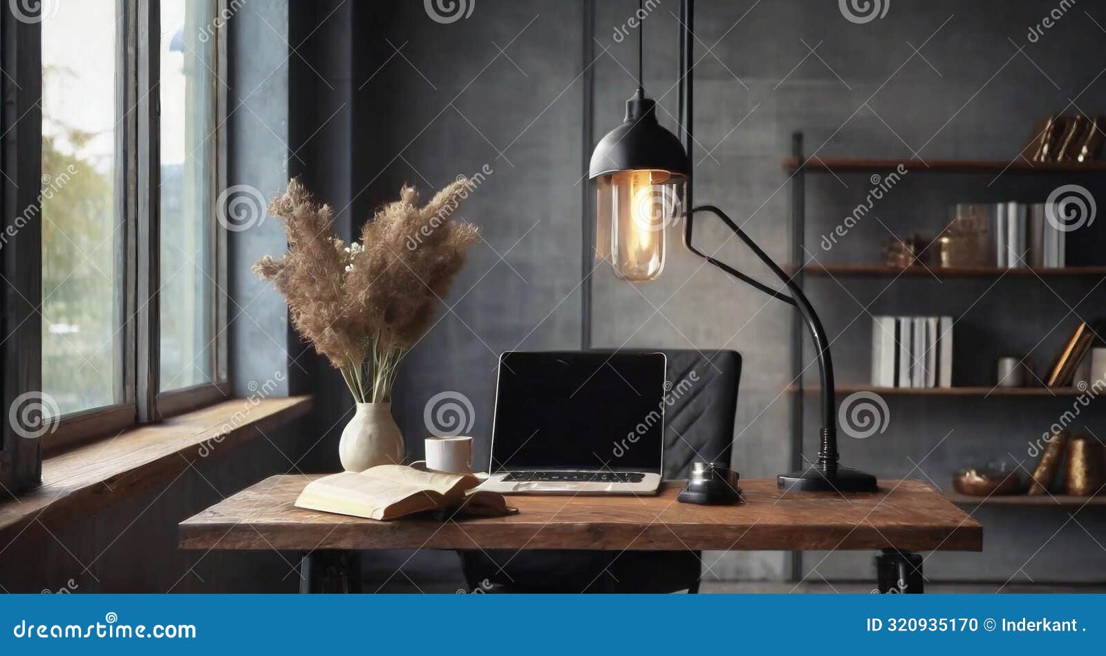 AI Image, Home Office Setup, Interior Design, Workspace Inspiration ...