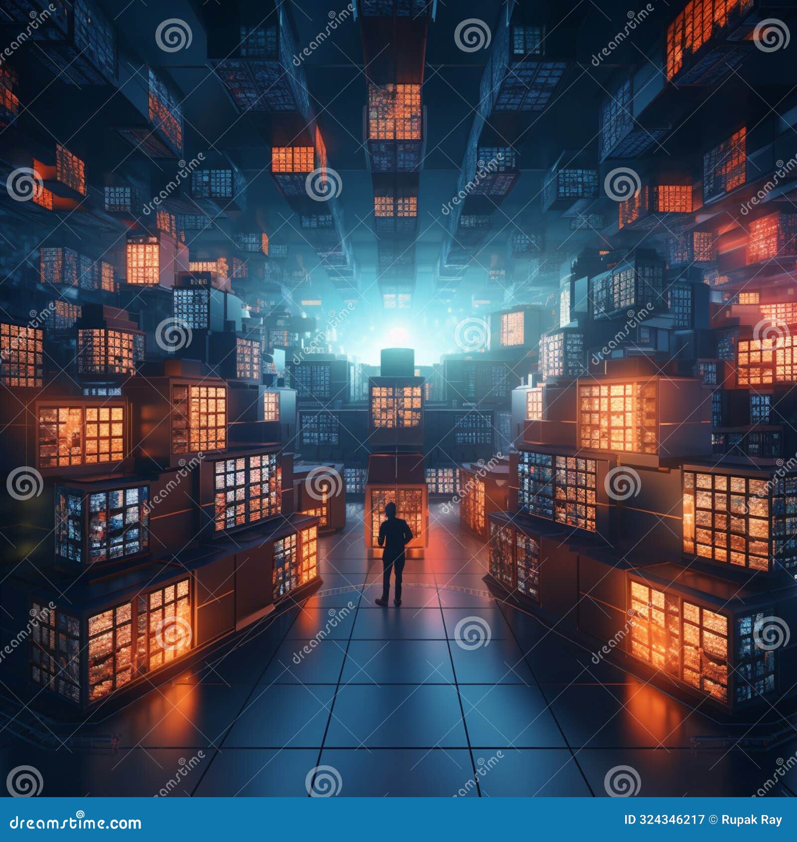 3D Rendering Isometric Data Technology Diagram Illustration Stock ... 3D Rendering Isometric Data Technology Diagram Illustration Stock ...