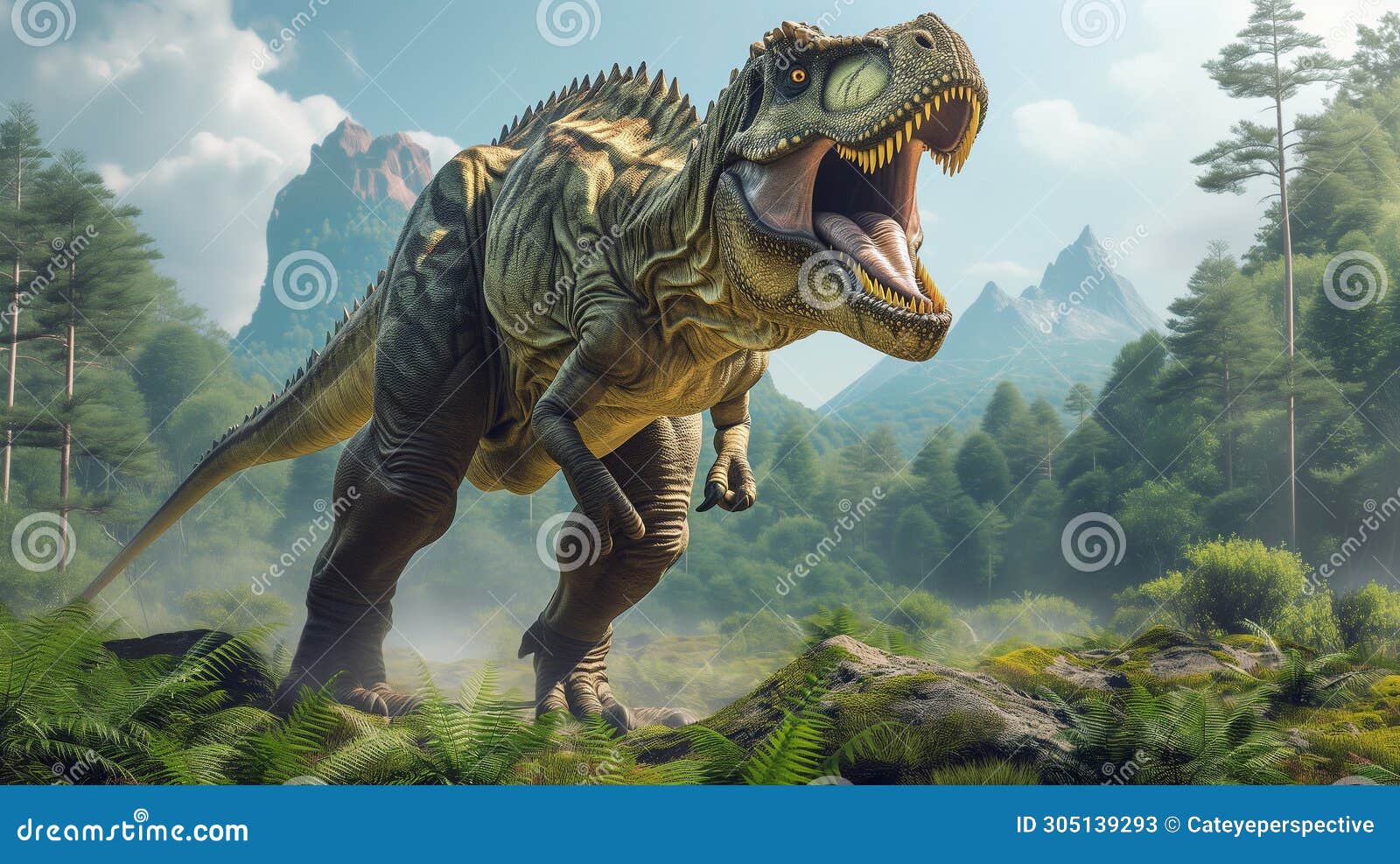 AI Imagination of a Carnotaurus Dinosaur. AI Generated Stock ...