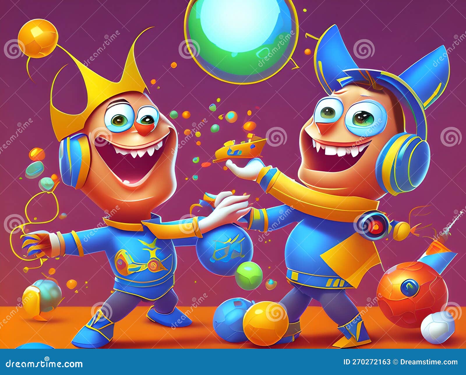 AI Joke - Funny Cheerful Robot, Generative AI Illustration Stock ...