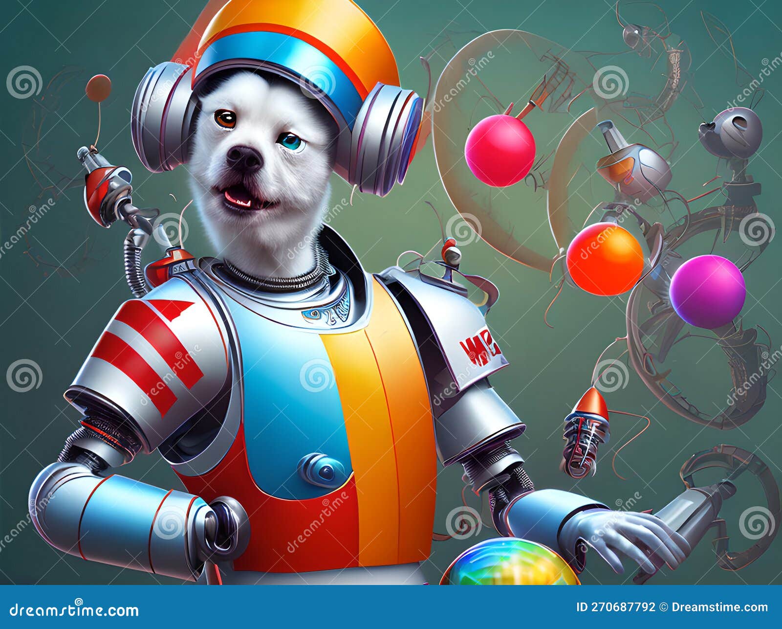 AI Joke - Funny Cheerful Robot, Generative AI Illustration Stock ...