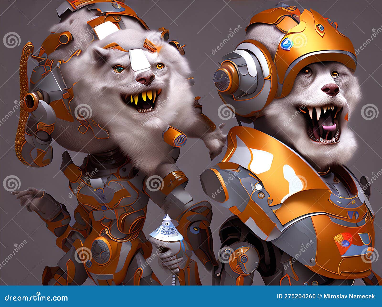 AI Joke - Funny Cheerful Robot, Generative AI Illustration Stock ...