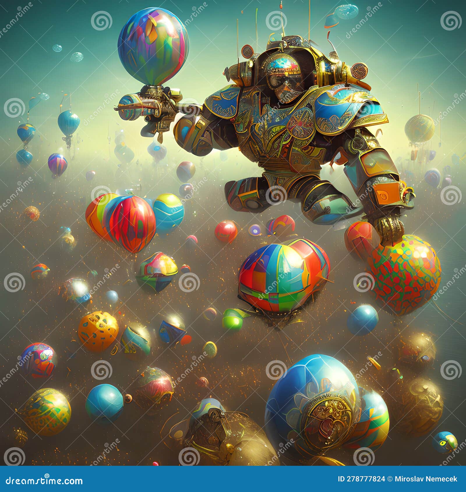 AI Joke - Funny Cheerful Robot, Generative AI Illustration Stock ...