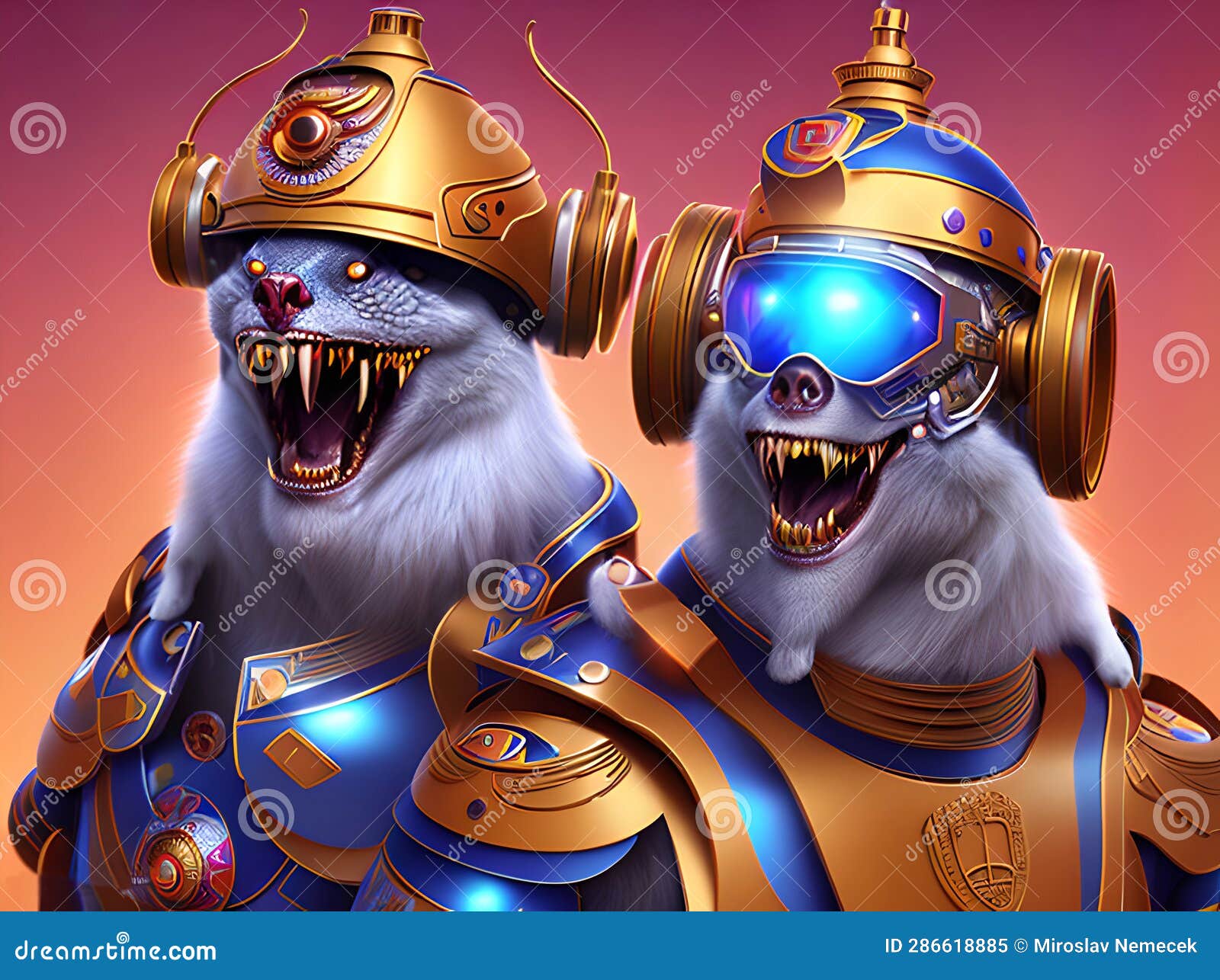 AI Joke - Funny Cheerful Robot, Generative AI Illustration Stock ...