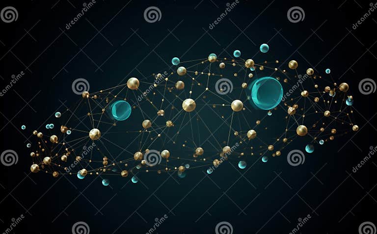 Digital Connection Technology Network Line Bubble Ai Futuristic ...