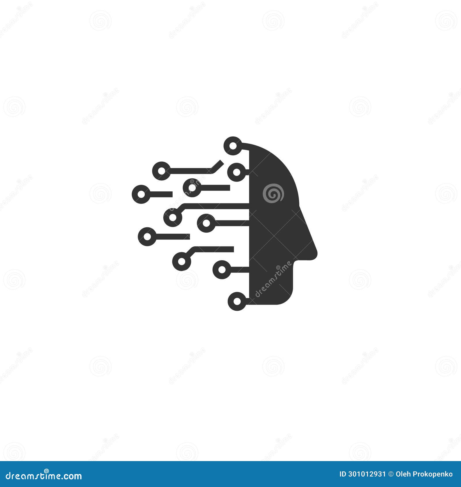 AI Line Icon. Vector Signs for Web Graphics. Stock Vector ...