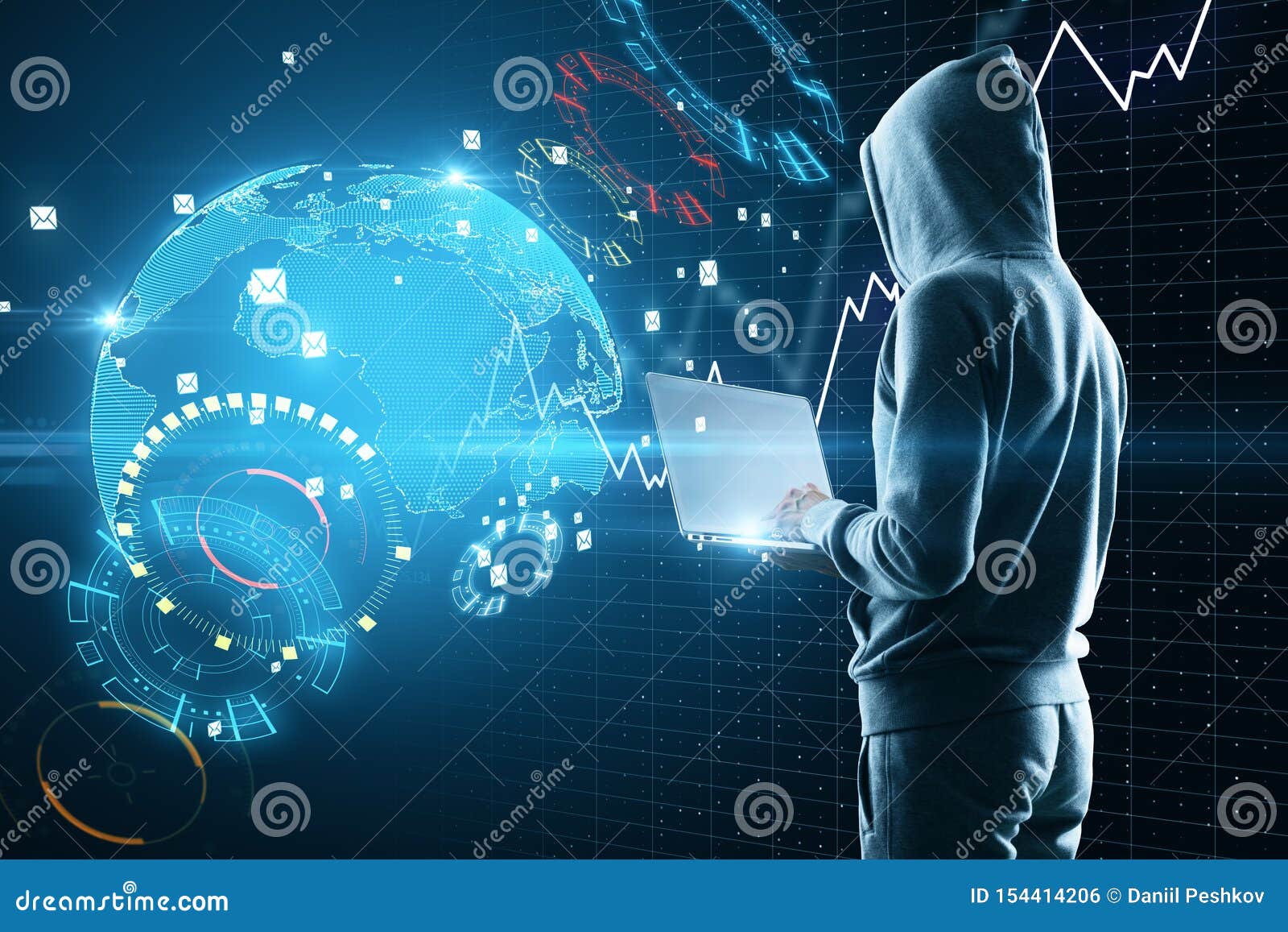 AI and malware concept stock photo. Image of hacker - 154414206
