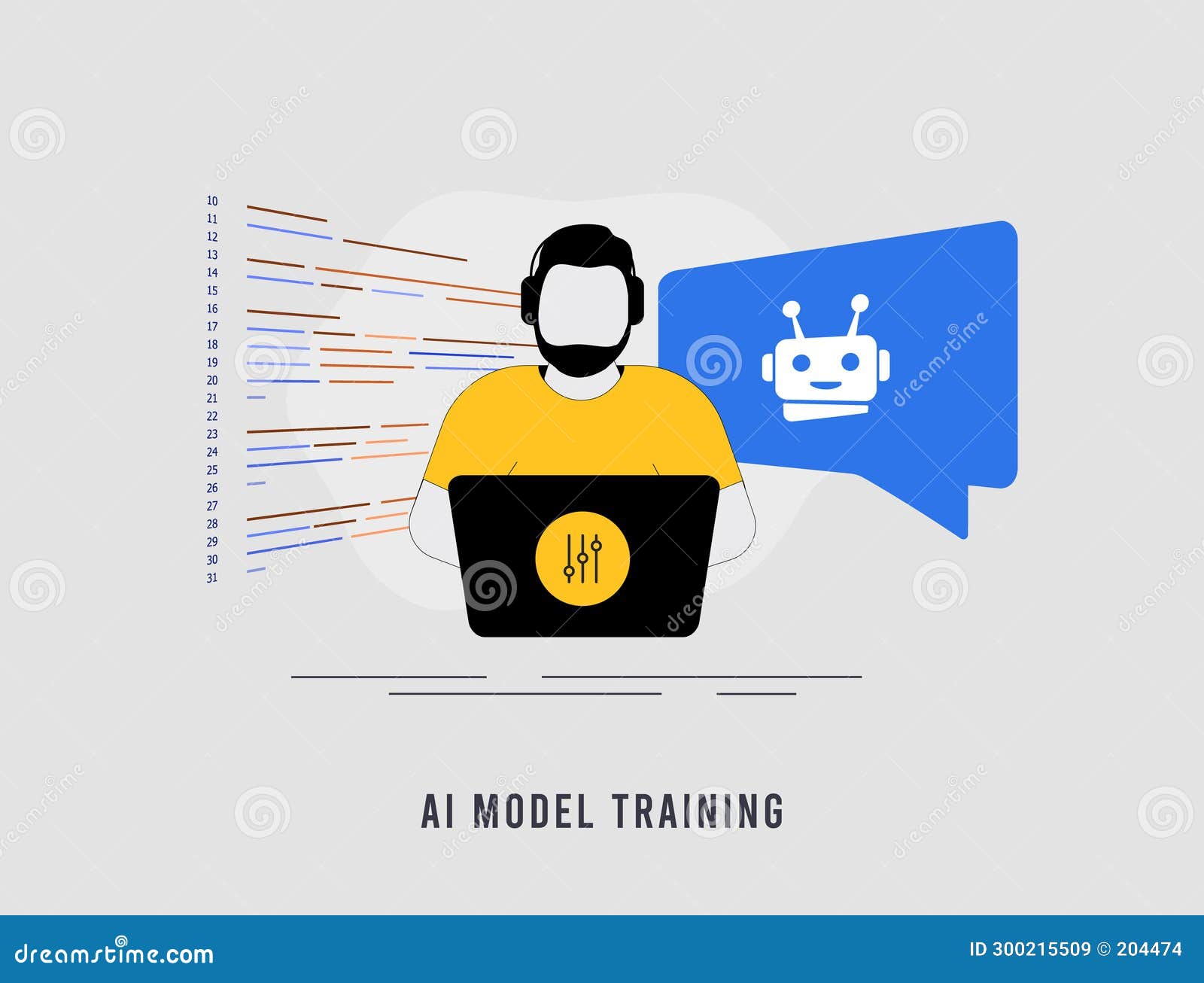 AI Model Training Concept. Train Generative AI Using Big Data. AI ML ... AI Model Training Concept. Train Generative AI Using Big Data. AI ML ...