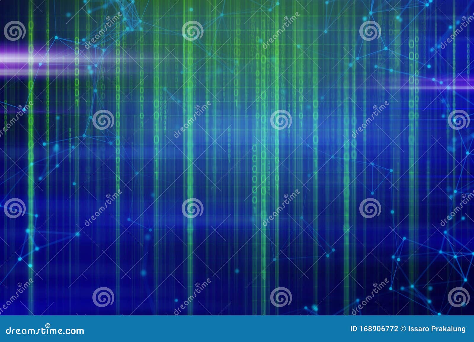Deep Grid Of Glass Molecules - 3d Structure Visualization Royalty-Free ...
