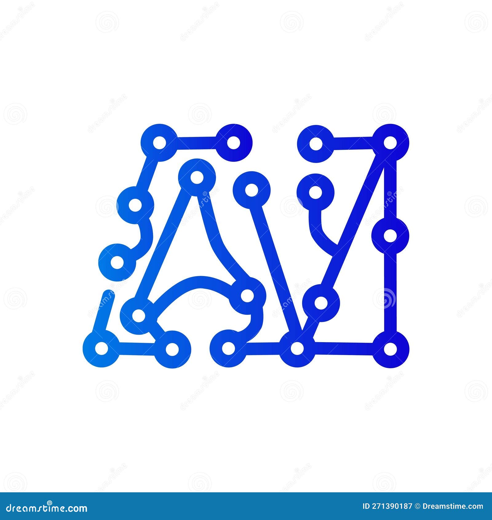 AI Neuron Logo Technology Icon Stock Illustration - Illustration of ...