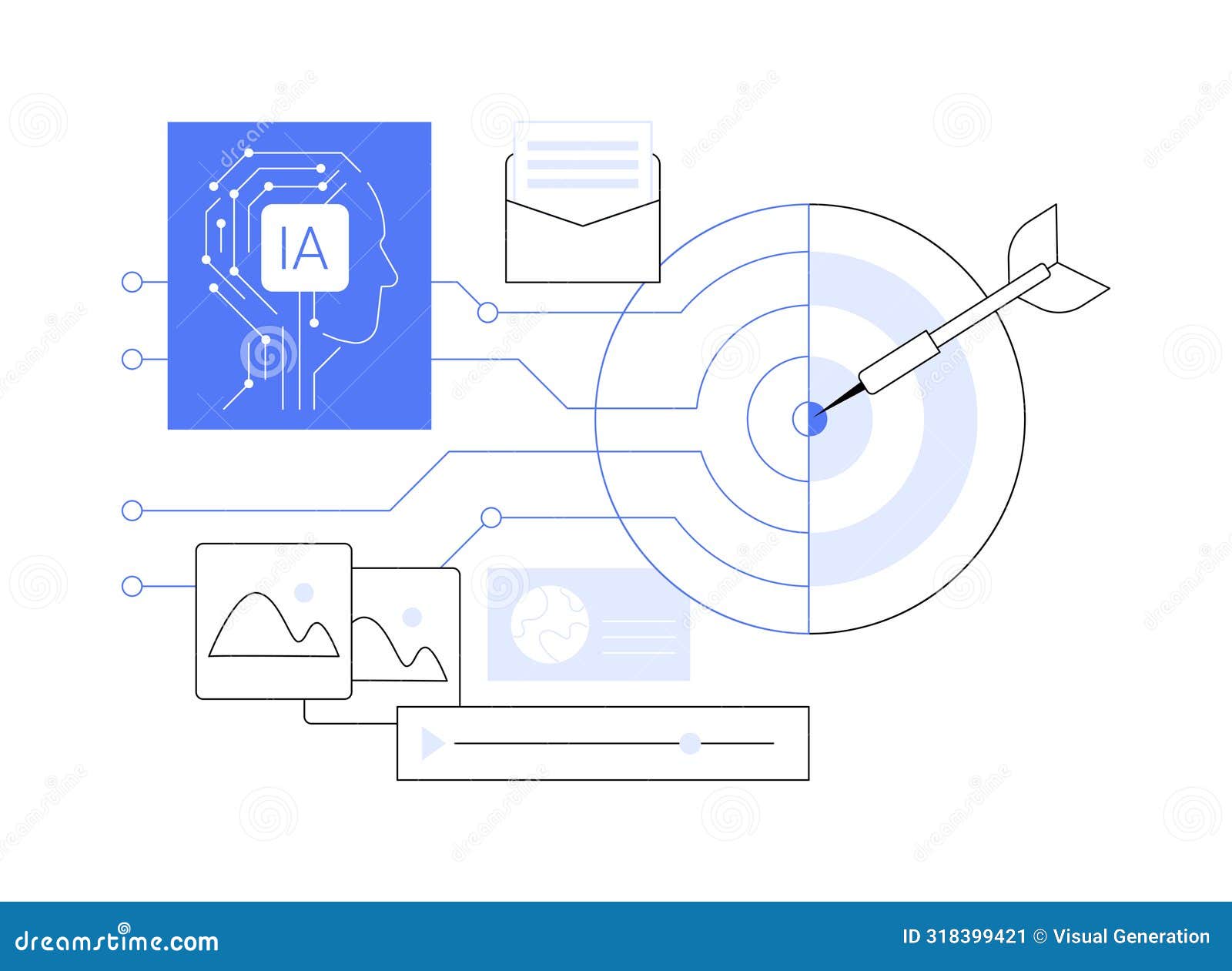 AI-Optimized Communication Channels Abstract Concept Vector ...