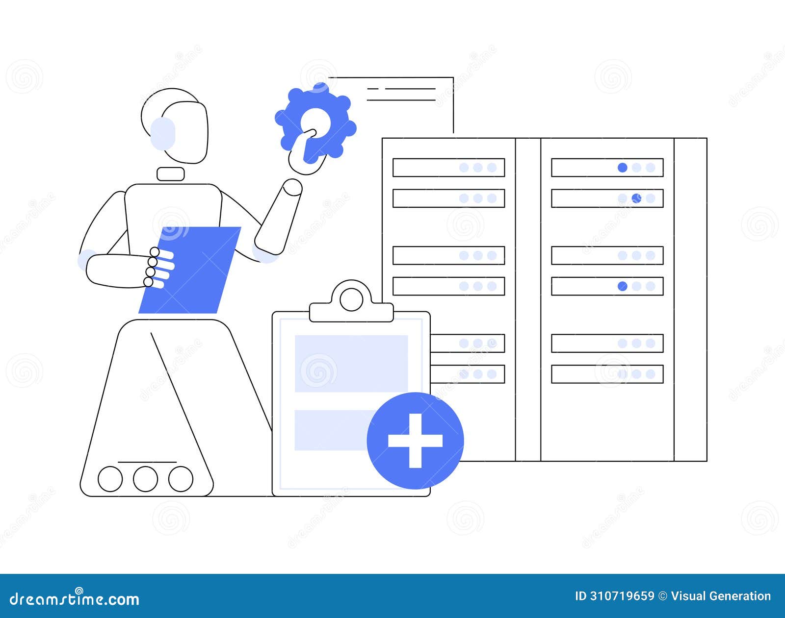 AI-Optimized Predictive Maintenance Abstract Concept Vector ...