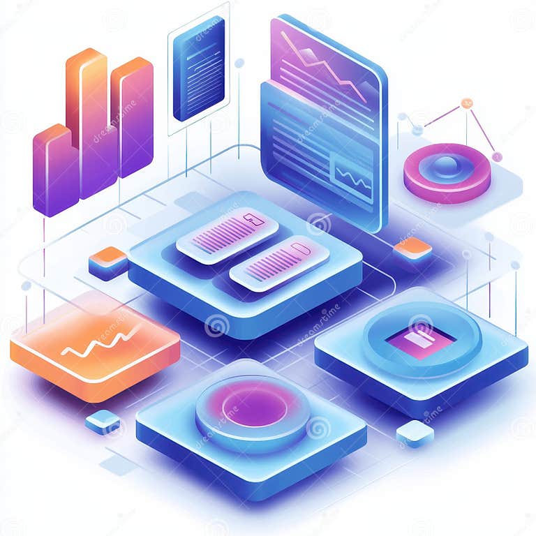 AI -Optimized Finance Workflows: Innovative Tablet Graphic with Dynamic ...