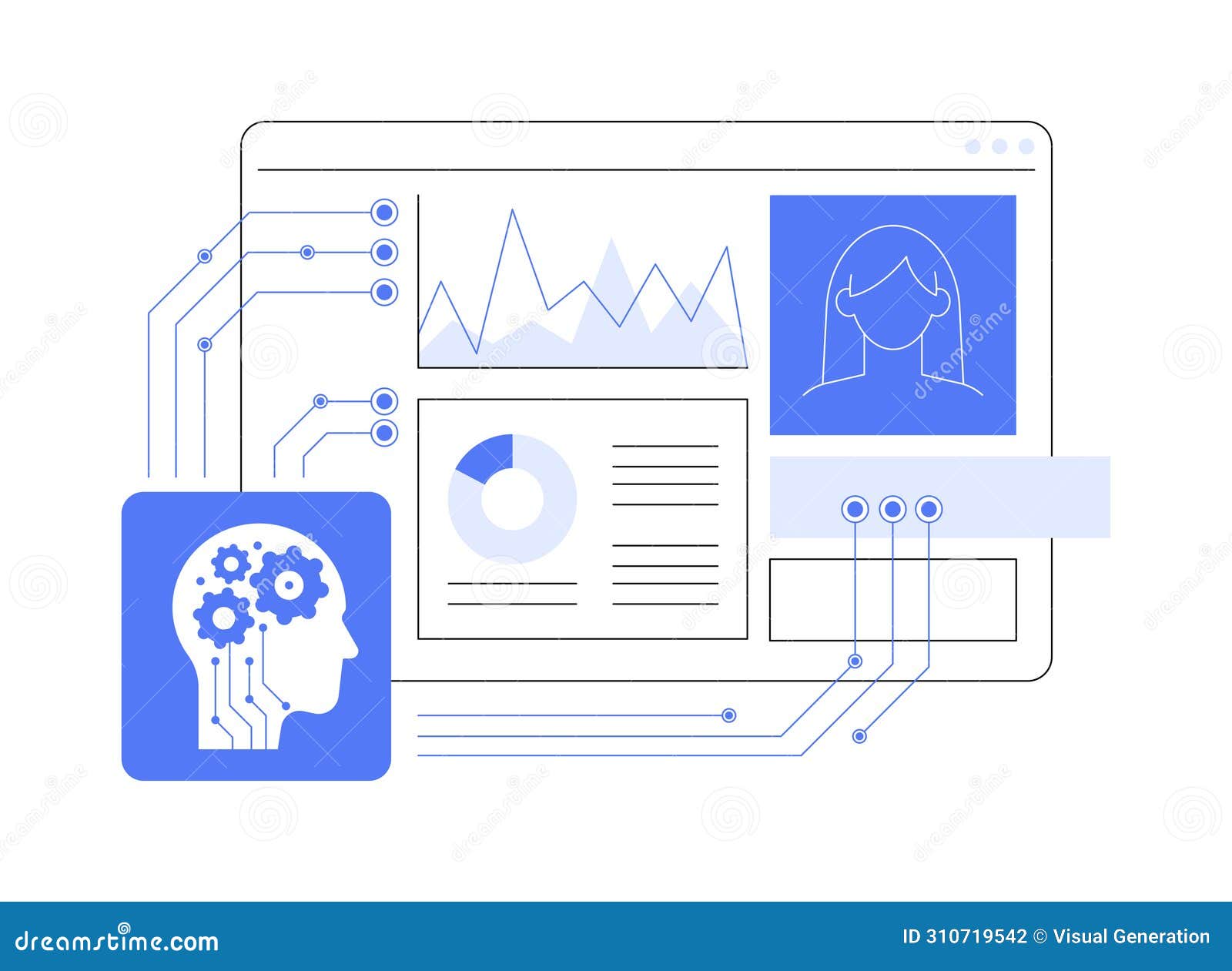AI-Optimized HR Data Analytics Abstract Concept Vector Illustration ...