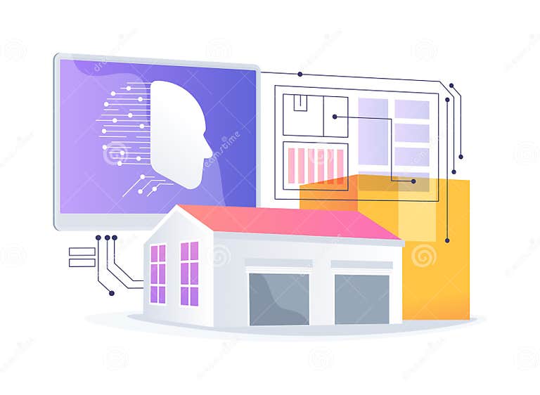 AI-Optimized Warehouse Operations Abstract Concept Vector Illustration ... AI-Optimized Warehouse Operations Abstract Concept Vector Illustration ...