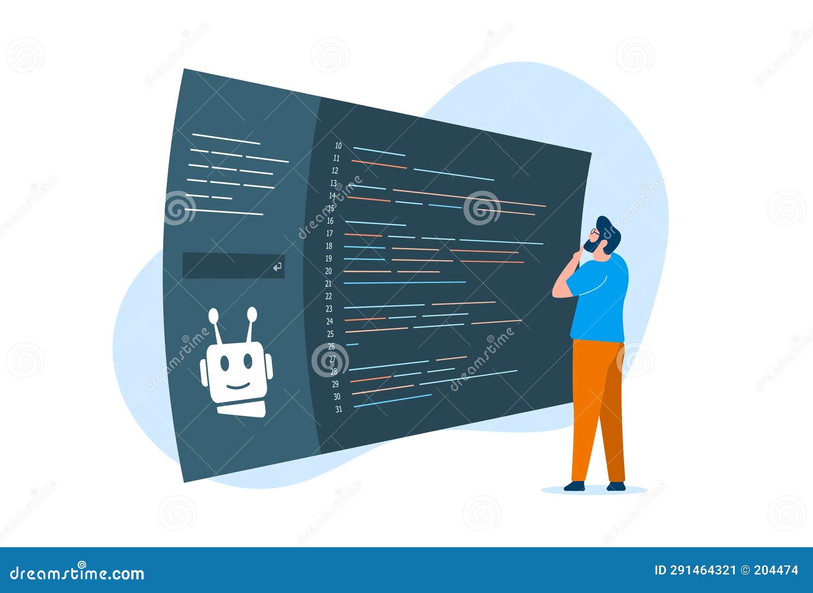 Ai Powered Code Generation Review Concept Ensuring Accurate And Efficient Programming Stock