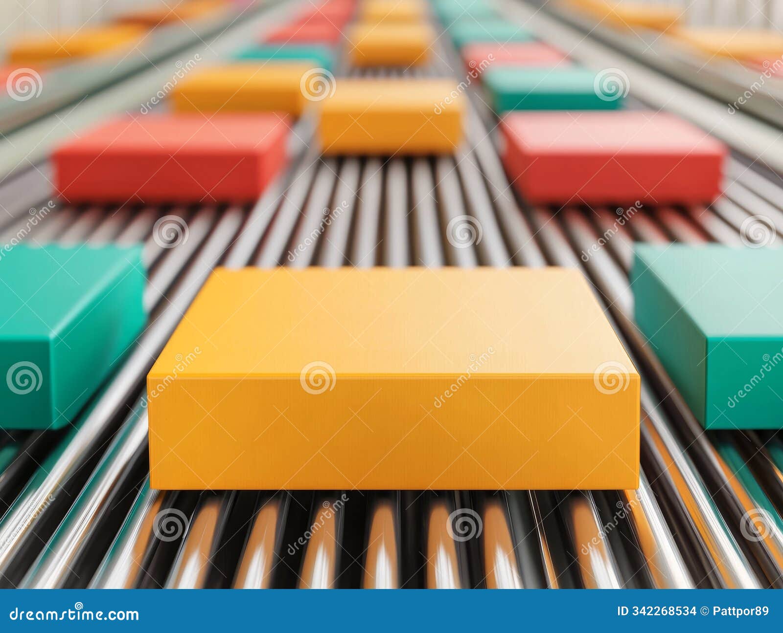 AI Powered Conveyor Belt Sorting For Efficient Parcel Handling Royalty-Free Stock Photo ...