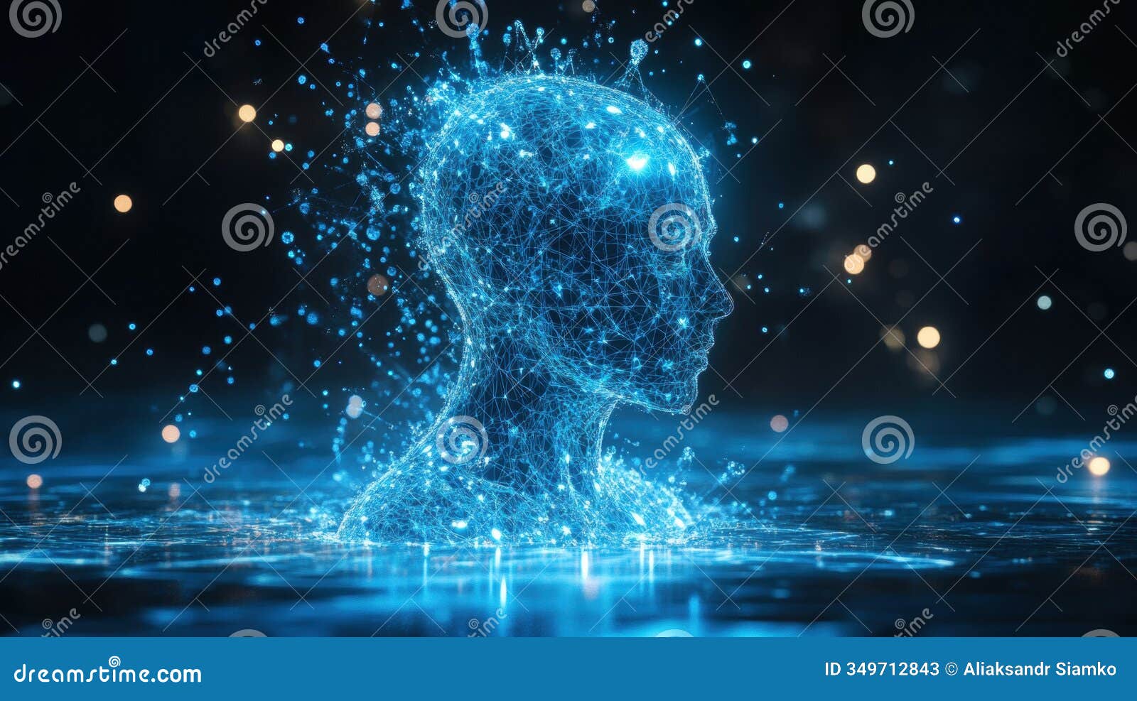 AI-powered Creative Processes Visualized in Glowing Futuristic Art ...