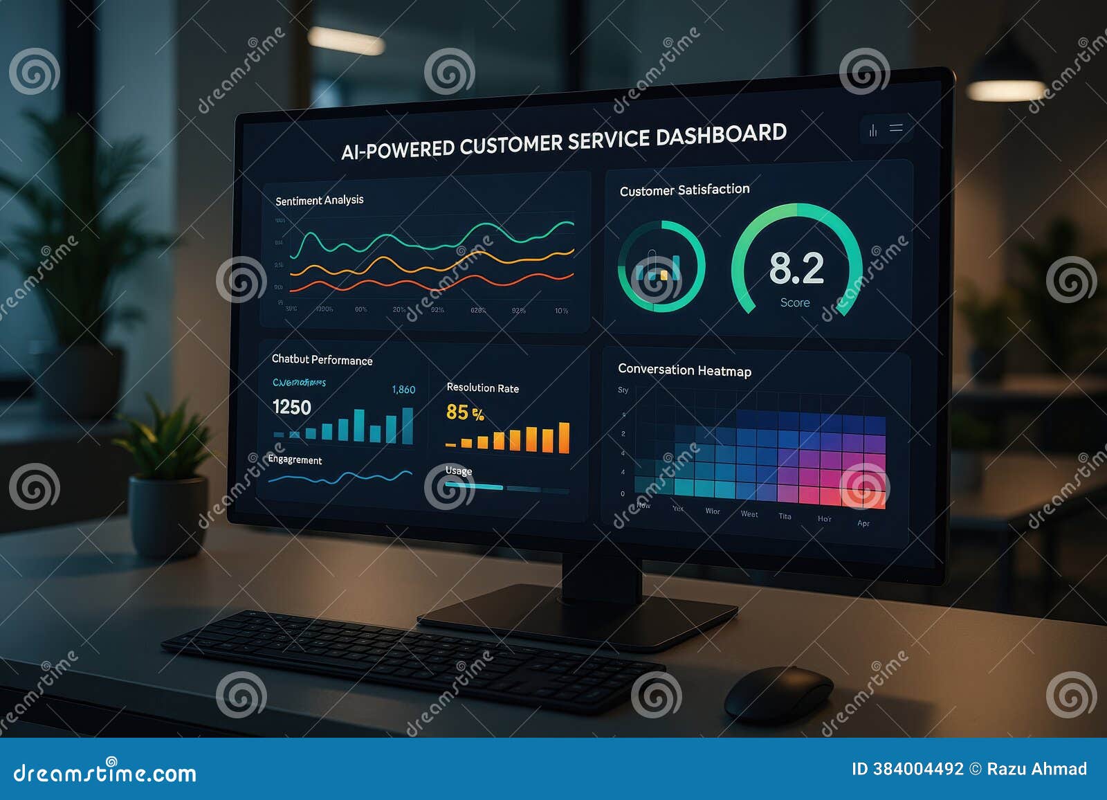 AI-Powered Sentiment Analysis Abstract Concept Vector Illustration ...