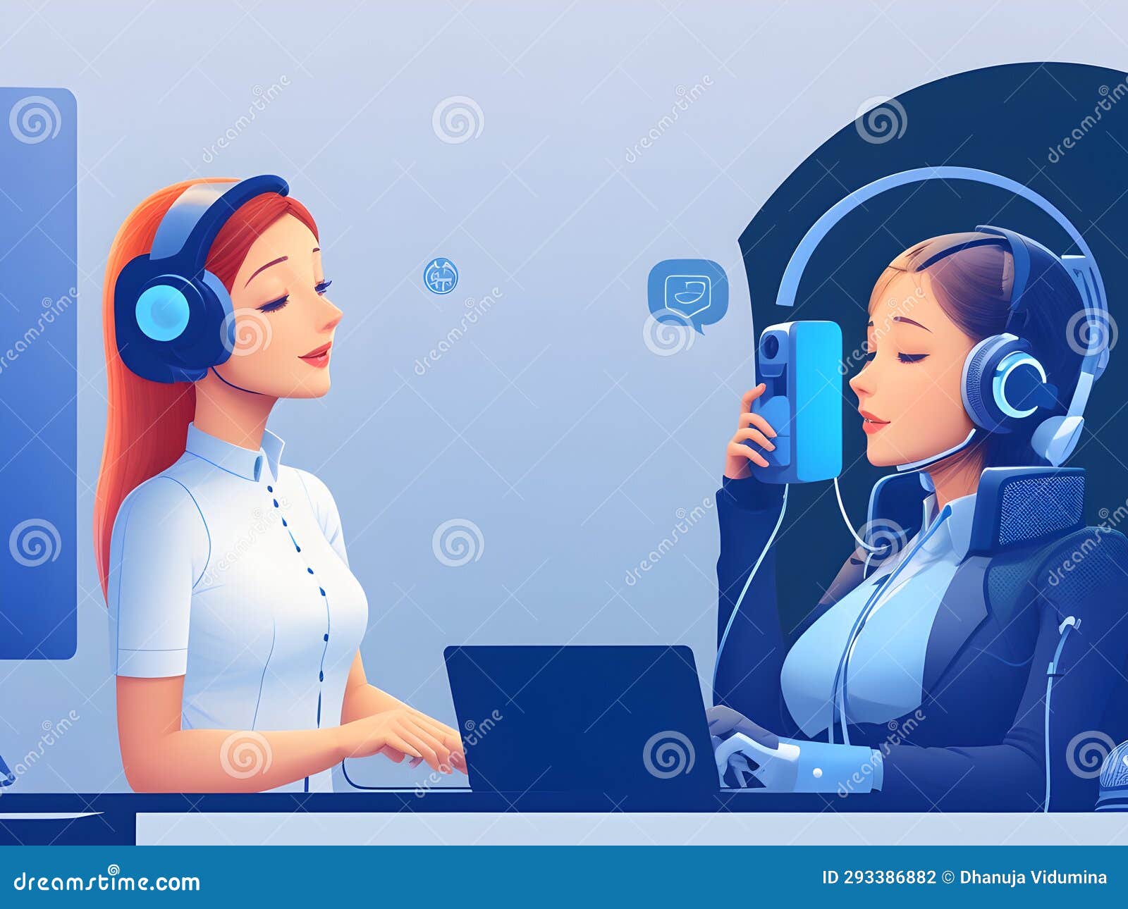 AI-Powered Customer Service Stock Photo - Image of online, management ...
