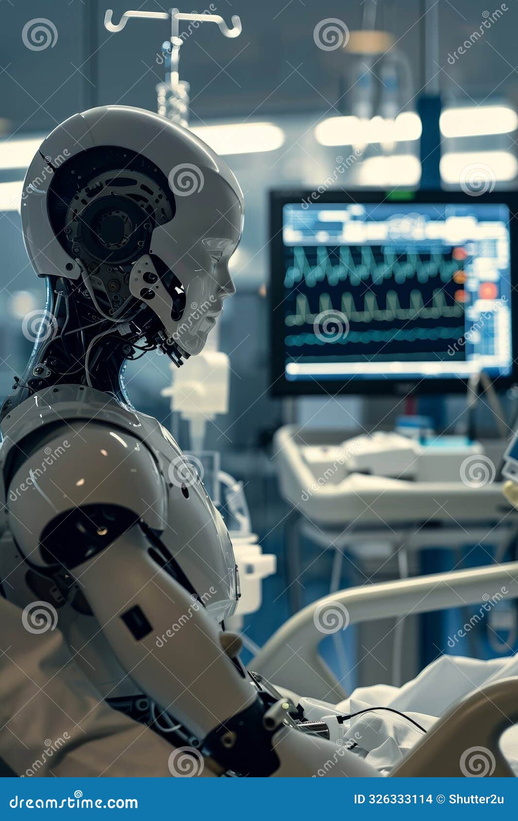 An AIpowered Diagnostic Tool Analyzing Patient Data Symbolizing the ...