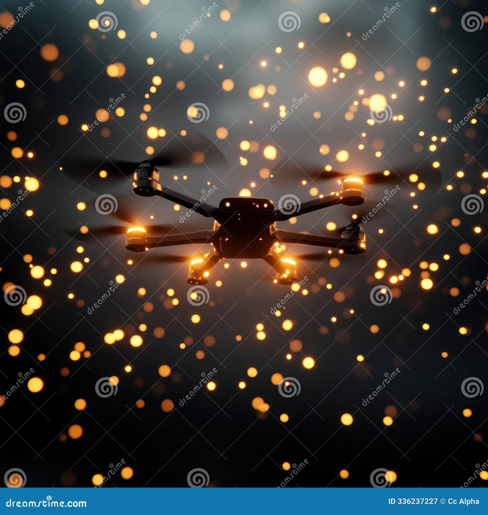 An AI-powered Drone Swarm Creating Intricate Patterns in the Sky ...