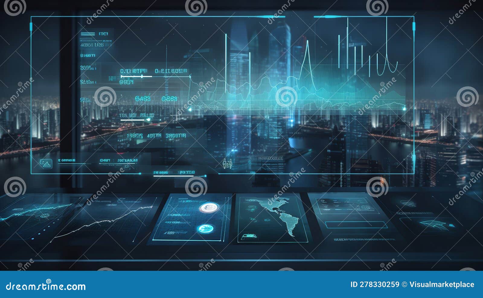 AI Powered Energy Management System Stock Illustration - Illustration ...