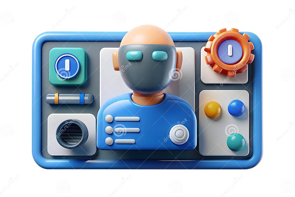 AI Powered Human Machine Interface Frame Concept As a Border Frame ...