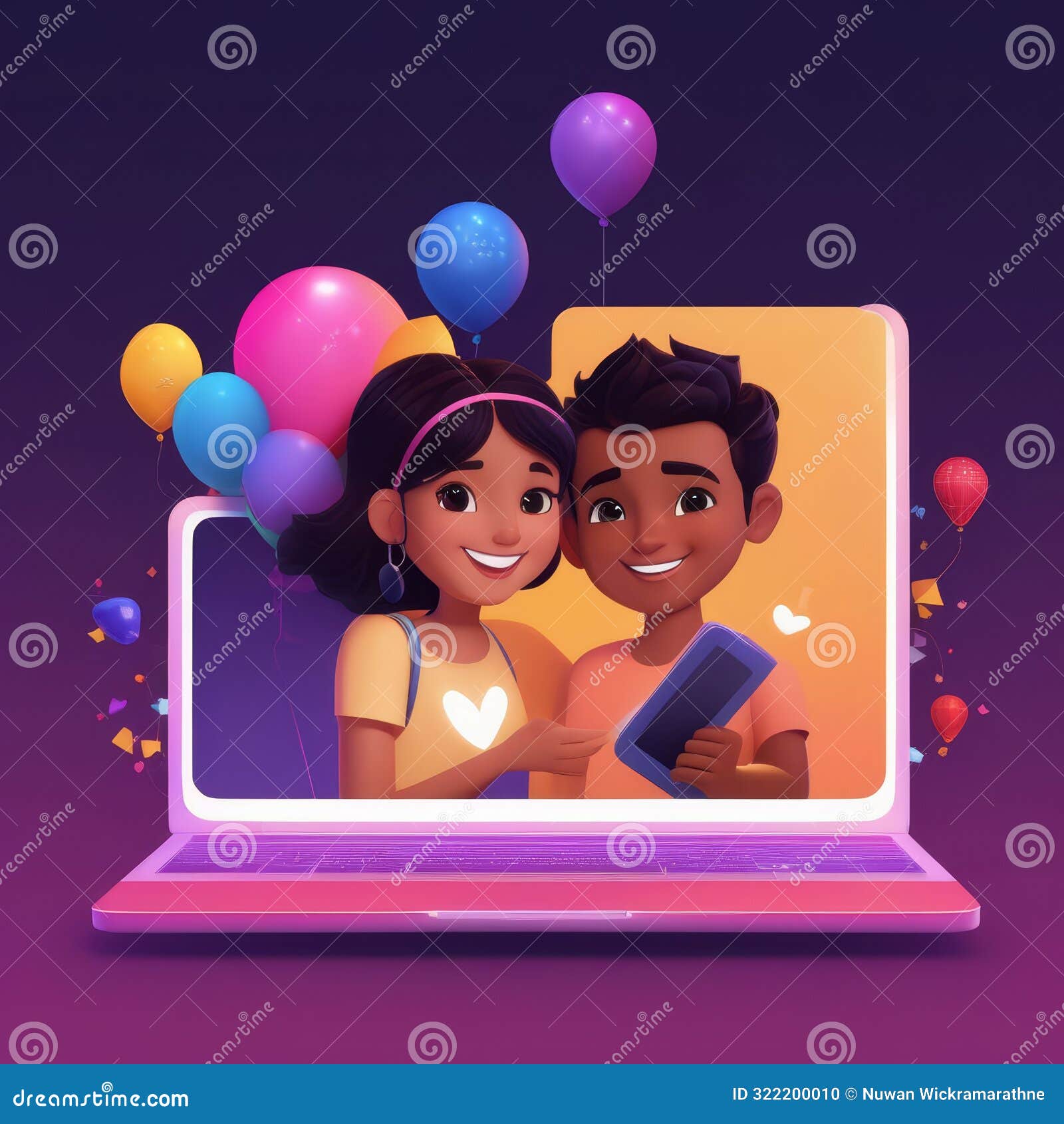 Capture The Joy Of A Shared Meal With Friends Enjoying A Potluck Dinner ...