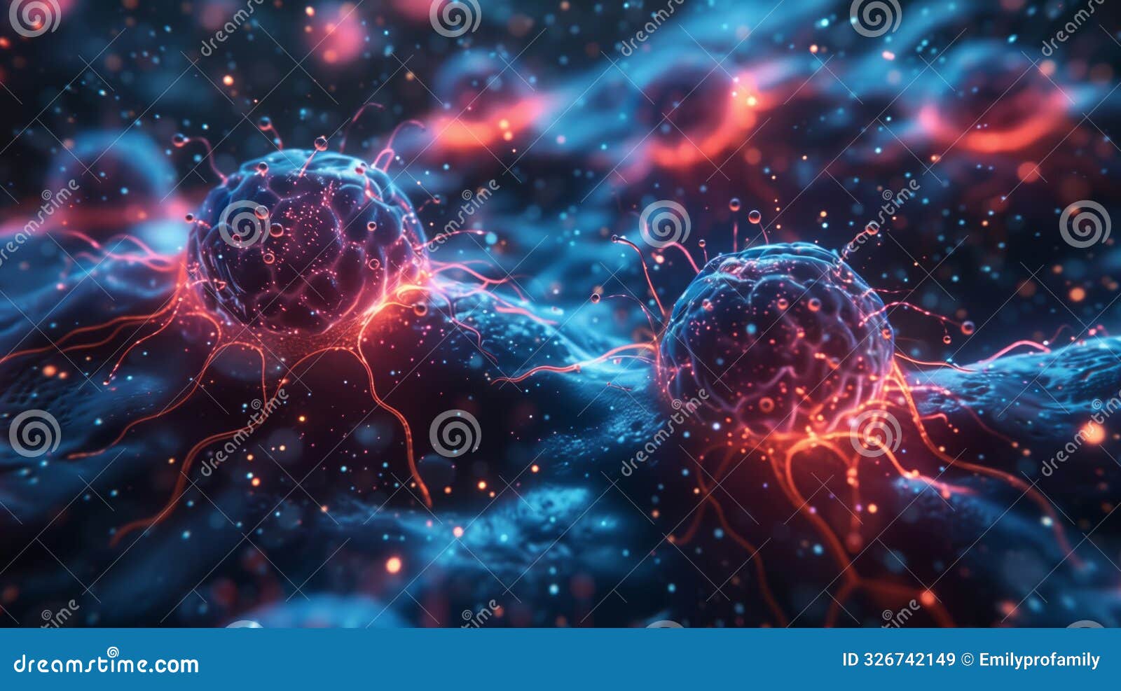 AI-Powered Microscopes Capture and Analyze Cells Stock Image - Image of ...