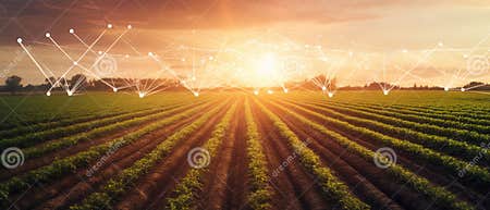 AI-powered Precision Farming System Uses Artificial Intelligence To Optimize Crop Yields Stock ...