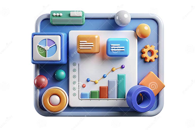 AI Powered Predictive Analytics Frame Concept As a Clean Border Frame ...