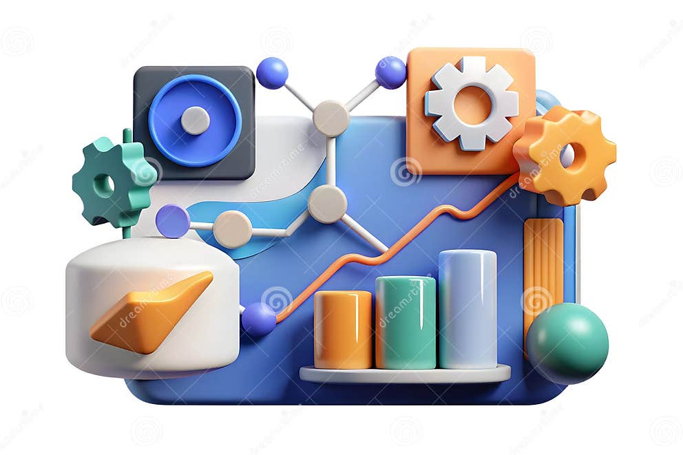 AI Powered Predictive Analytics Vector Concept As a Clean Abstract Depicting Predictive ...