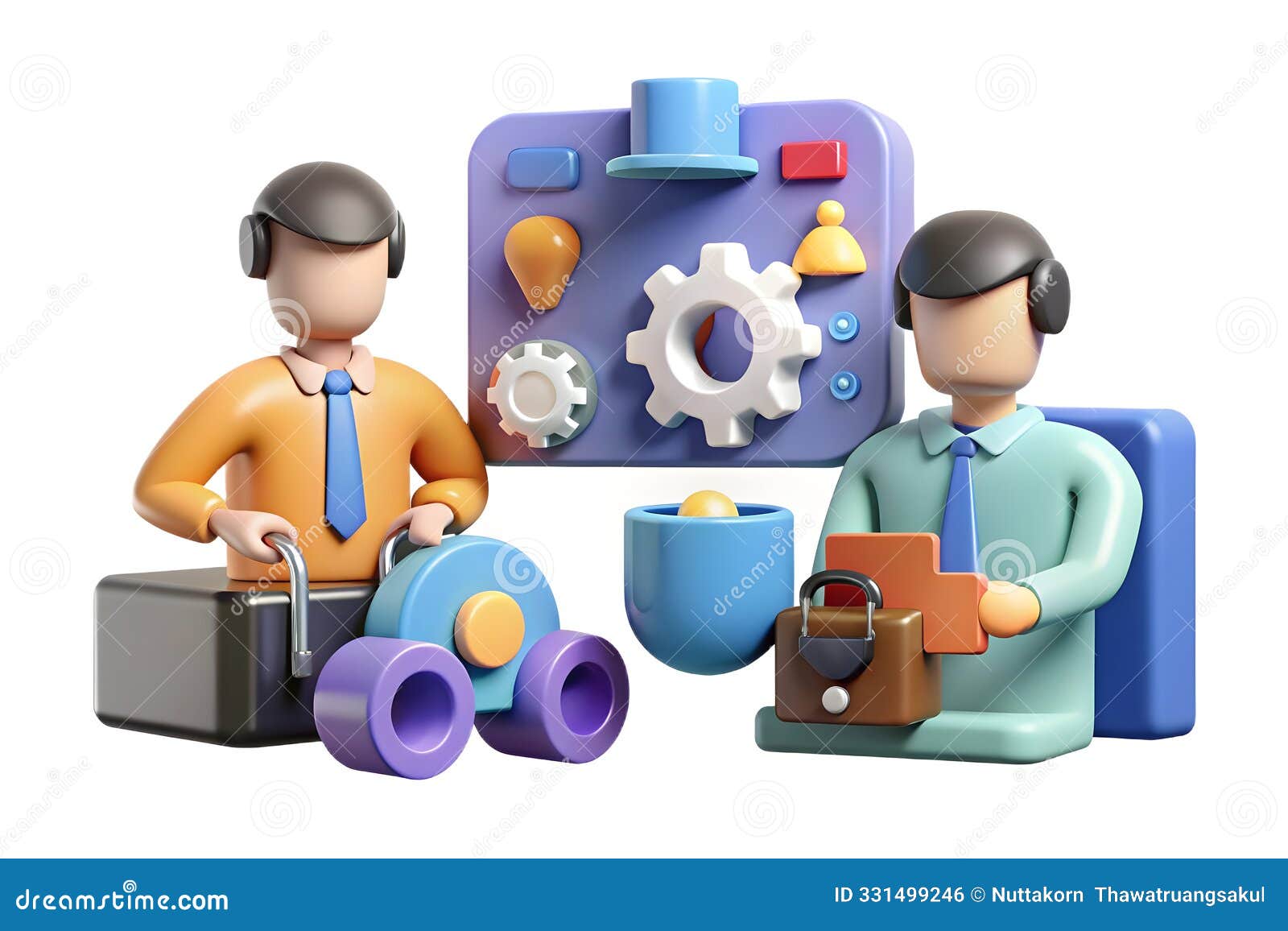 AI Powered Product Development Concept As a Candid Capture of a Product ...