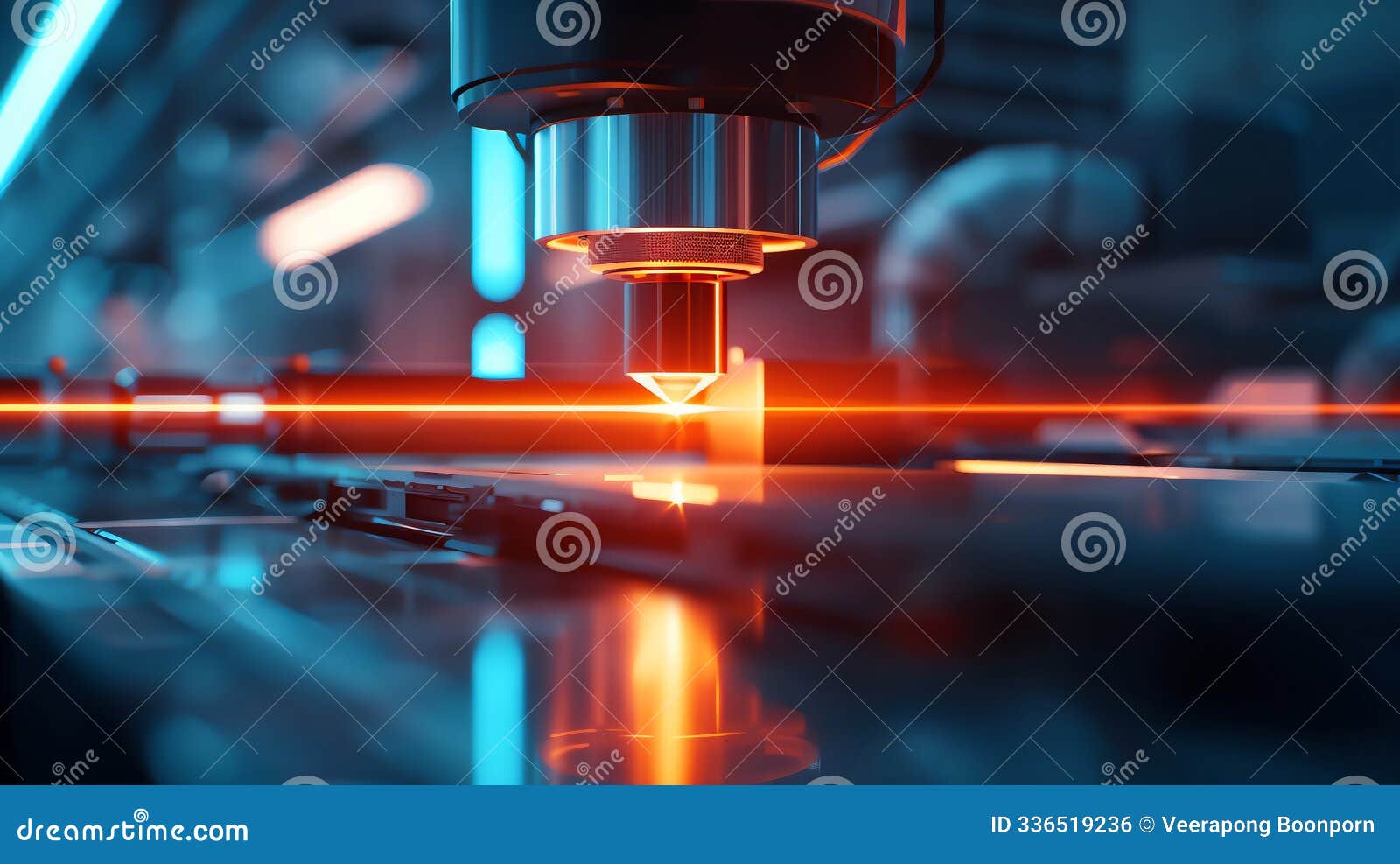 AI-powered Quality Control in a Smart Factory Stock Illustration ...