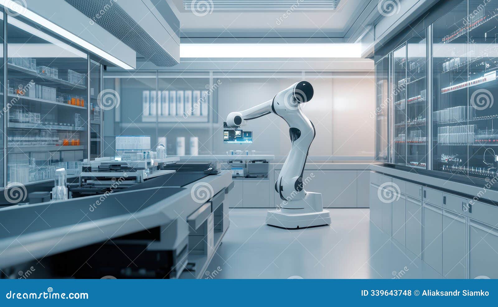 AI-powered Research Lab with Advanced Robotic Systems and Automated ...