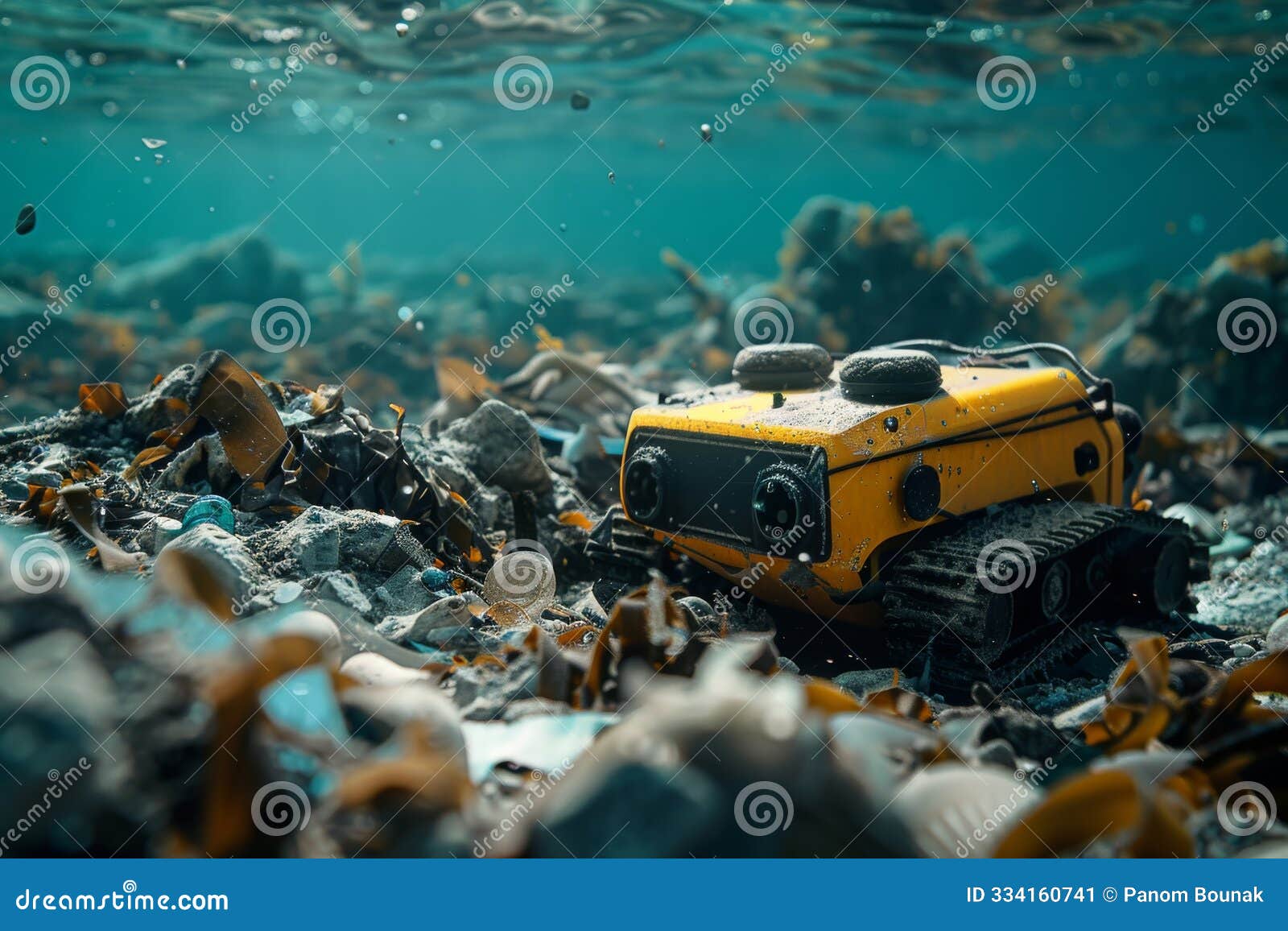 An AI-powered Robot Cleaning Up Plastic Pollution in a Pristine Ocean ...