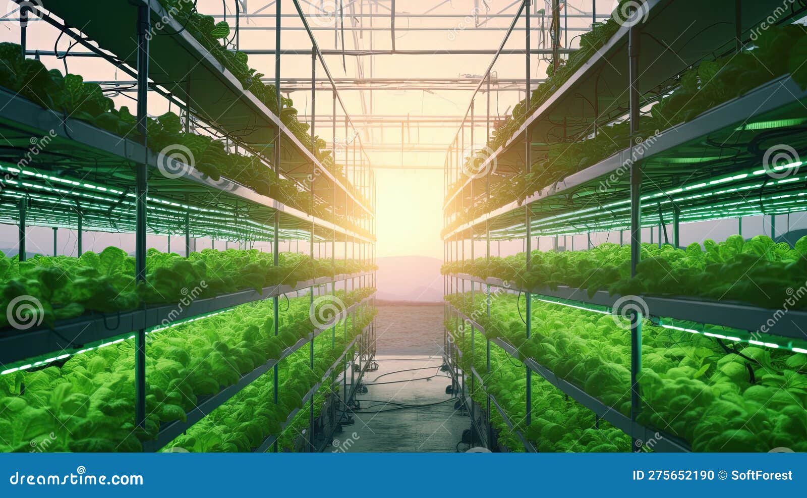 AI-powered Smart Agriculture System. Generative AI Stock Illustration ...