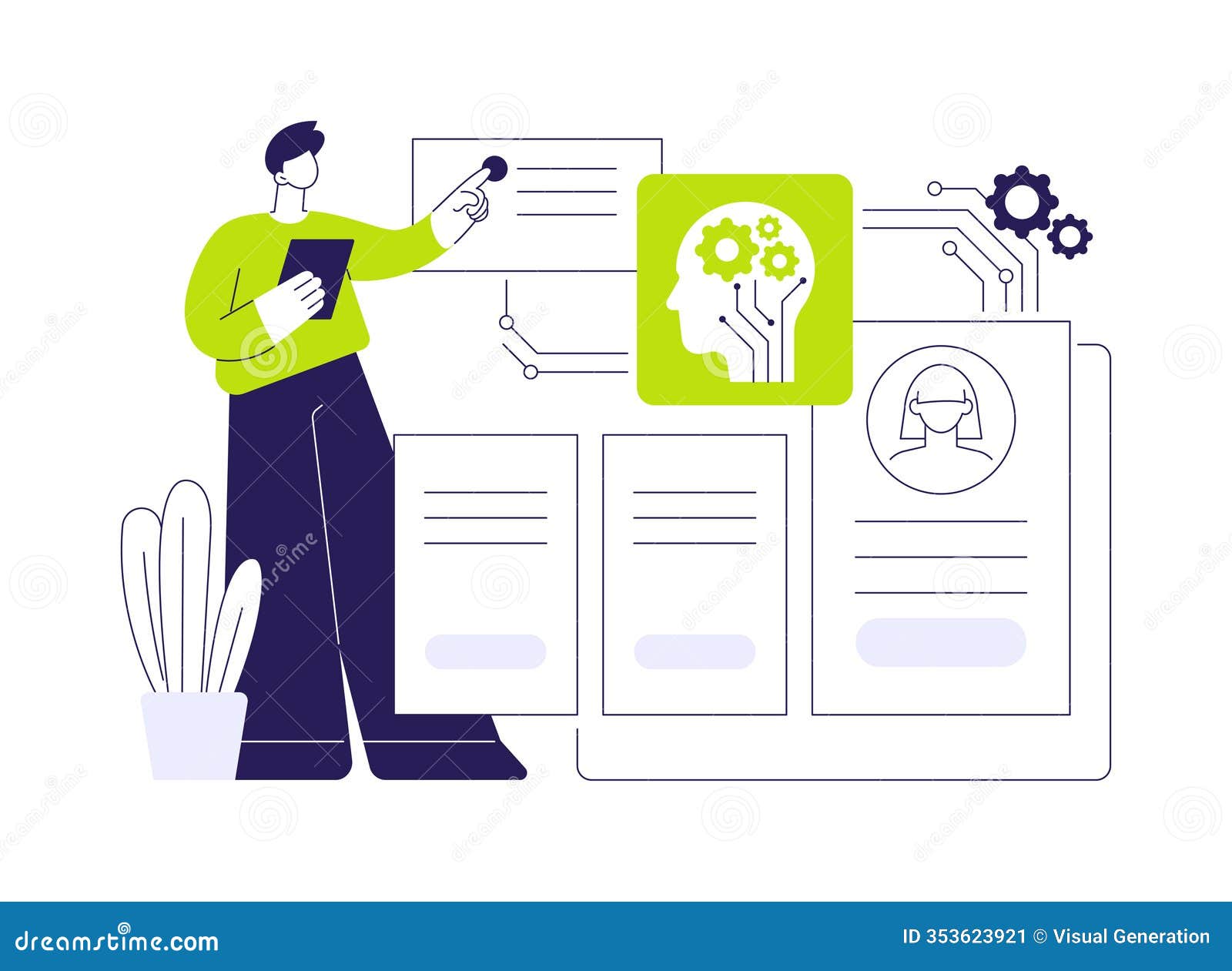 Employee Retention Work Care Silhouette Icon. Customer Loyalty Program ...