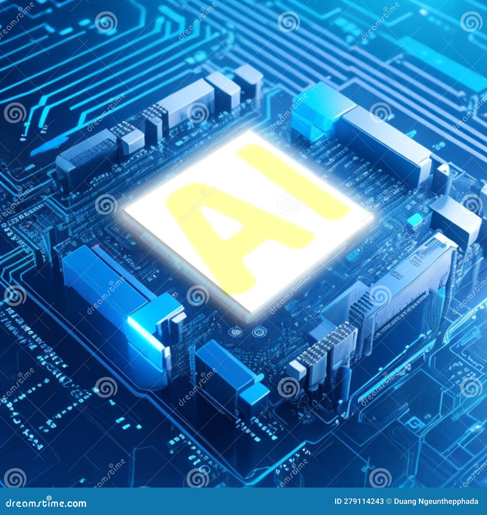 AI Processor Generator Text To Image of Intelligence, Prompt for ...